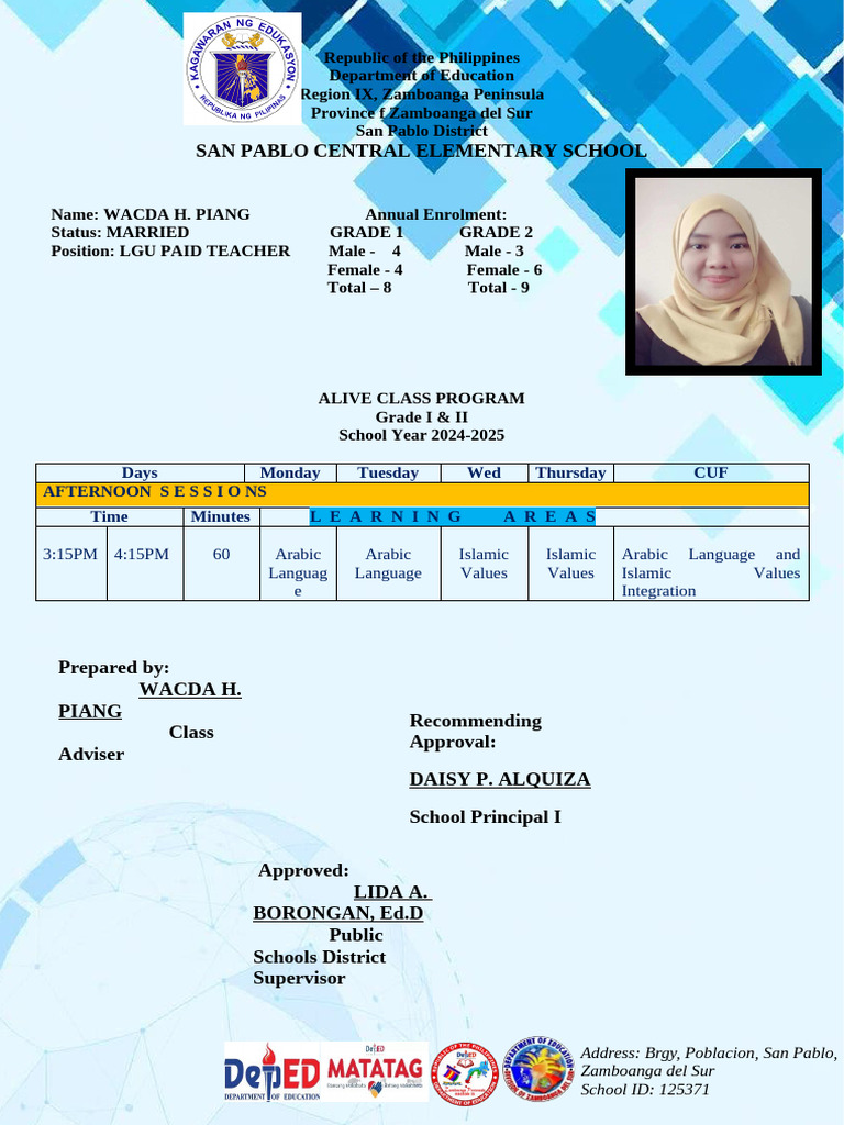 ALIVE Class Program Overview 2024-2025 | PDF