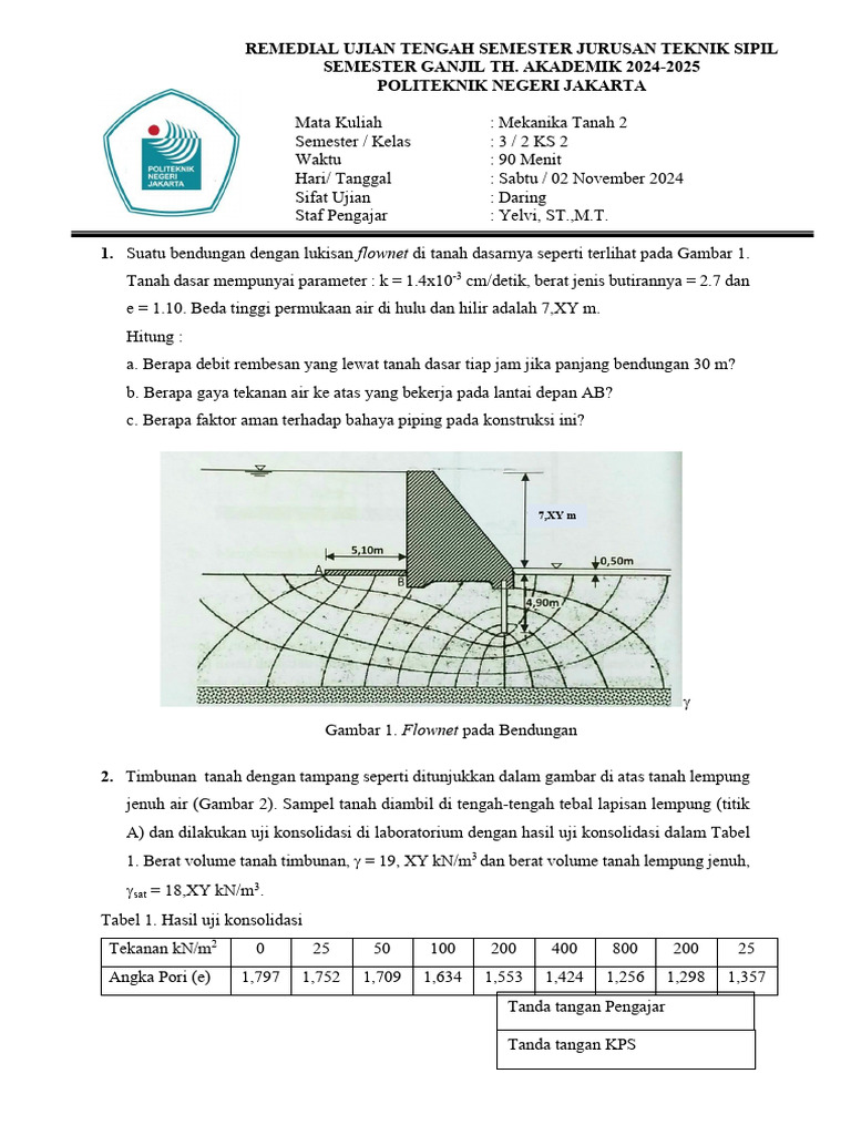 Remedial UTS Mektan 2 - 2KS2 - Ganjil 2024 | PDF