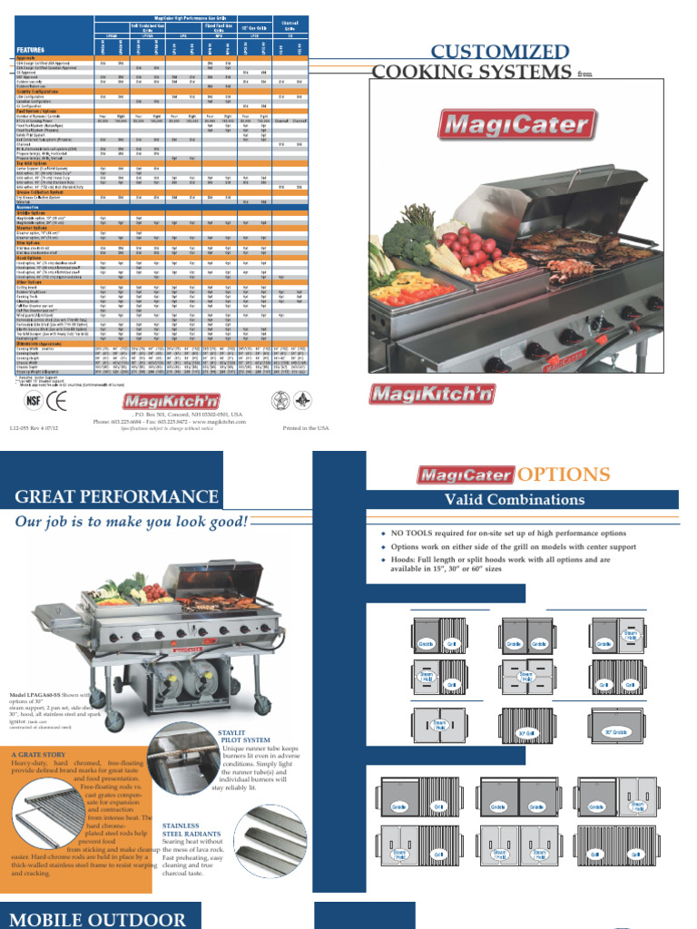 Magikitchnline Brochure 1 | PDF | Barbecue Grill | Grilling