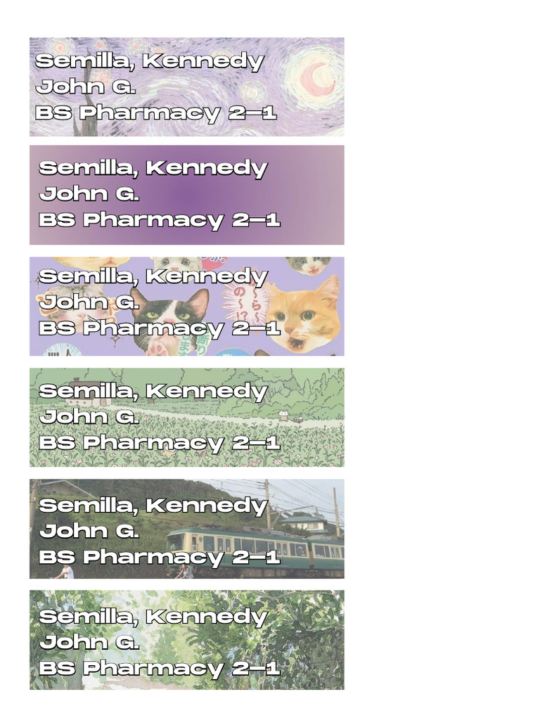 Semilla, Kennedy John G. BS Pharmacy 2-1 | PDF