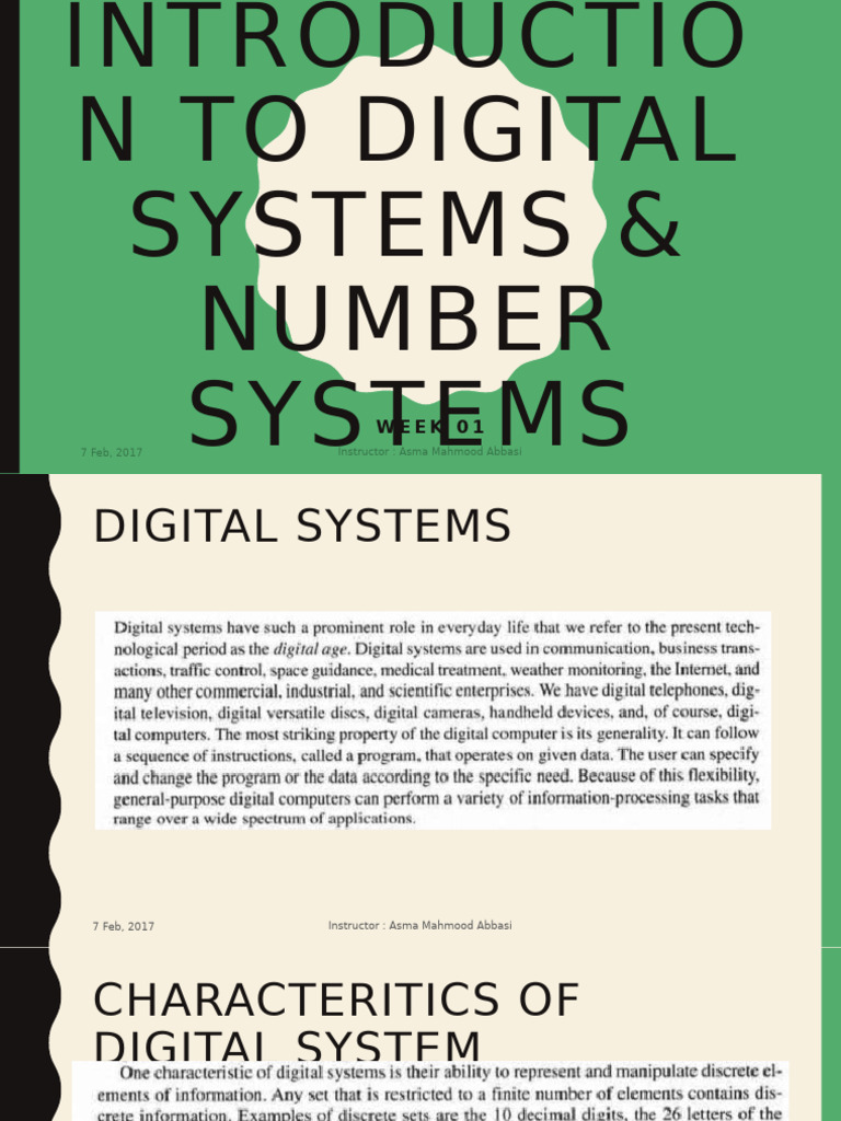 Week 01 - Intro, Base Conversions | PDF | Logic Gate | Computing
