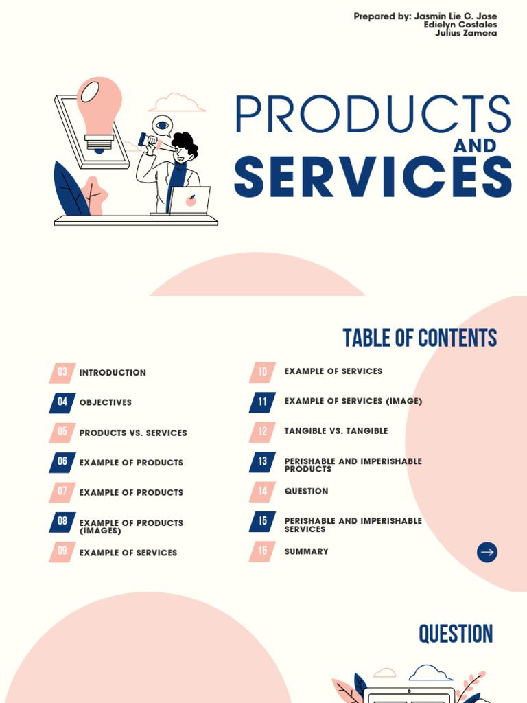 Understanding Products and Services | PDF | Final Good | Economies