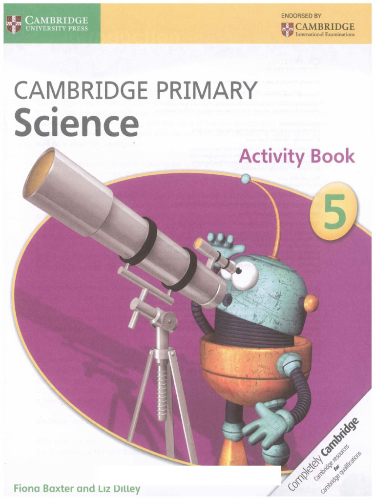 Cambridge Primary Science 5 Activity Book | PDF