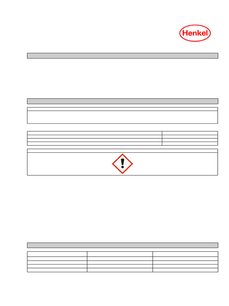 LOCTITE 8282 Safety Data Sheet | PDF | Dangerous Goods | Chemistry