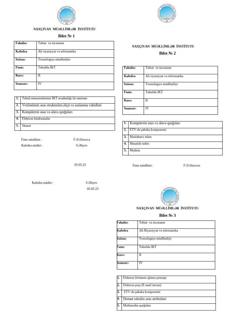 TM ikt bilet 2023 | PDF