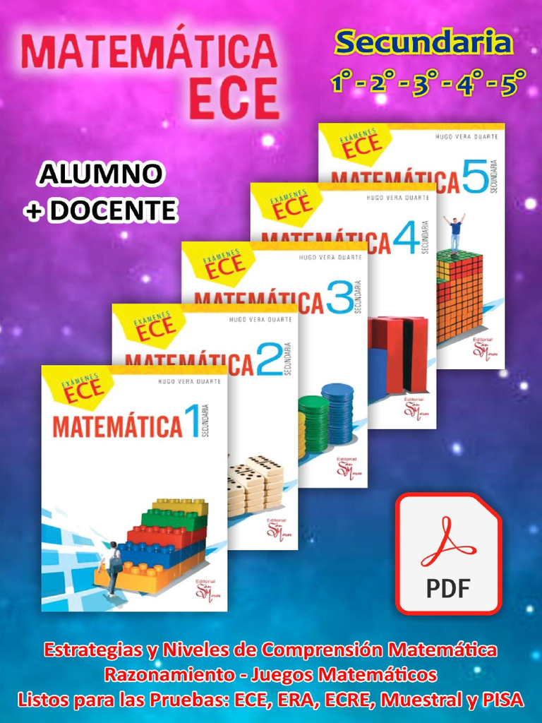 Secundaria - Matemática ECE Alumno + Docente (SM) | PDF