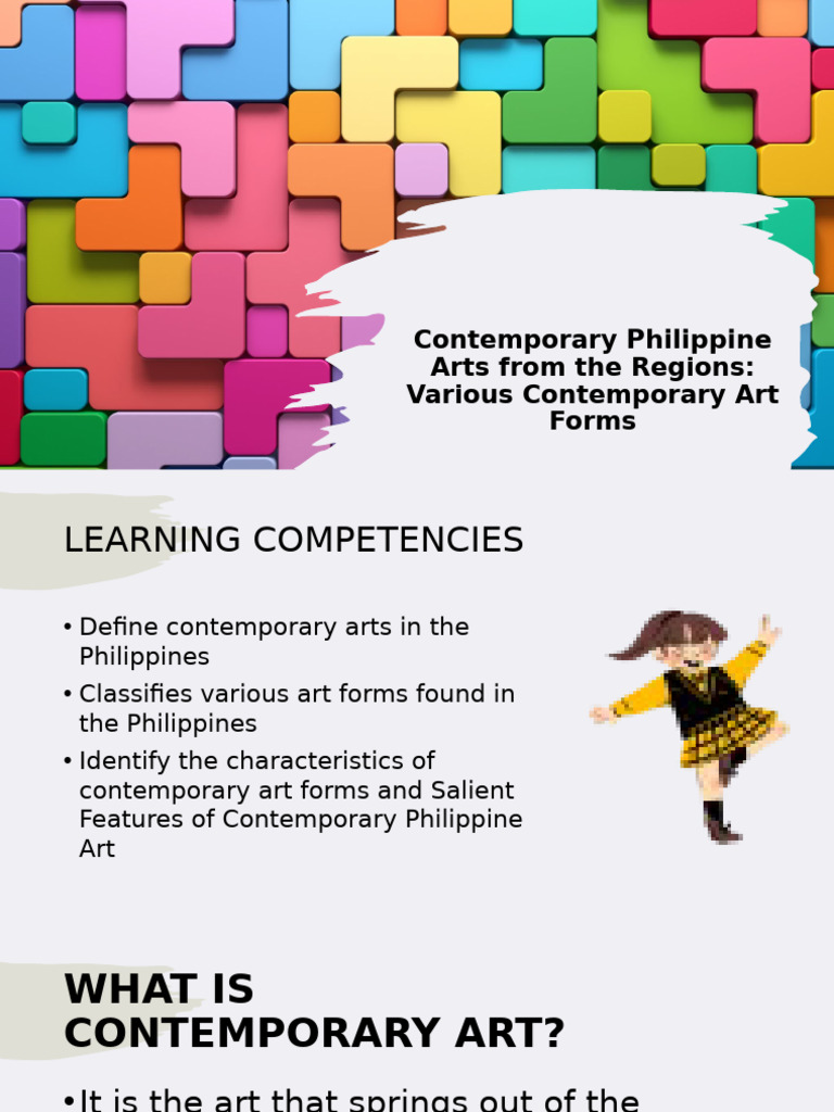 Contemporary Philippine Art Forms Guide | PDF | Liberal Arts Education ...