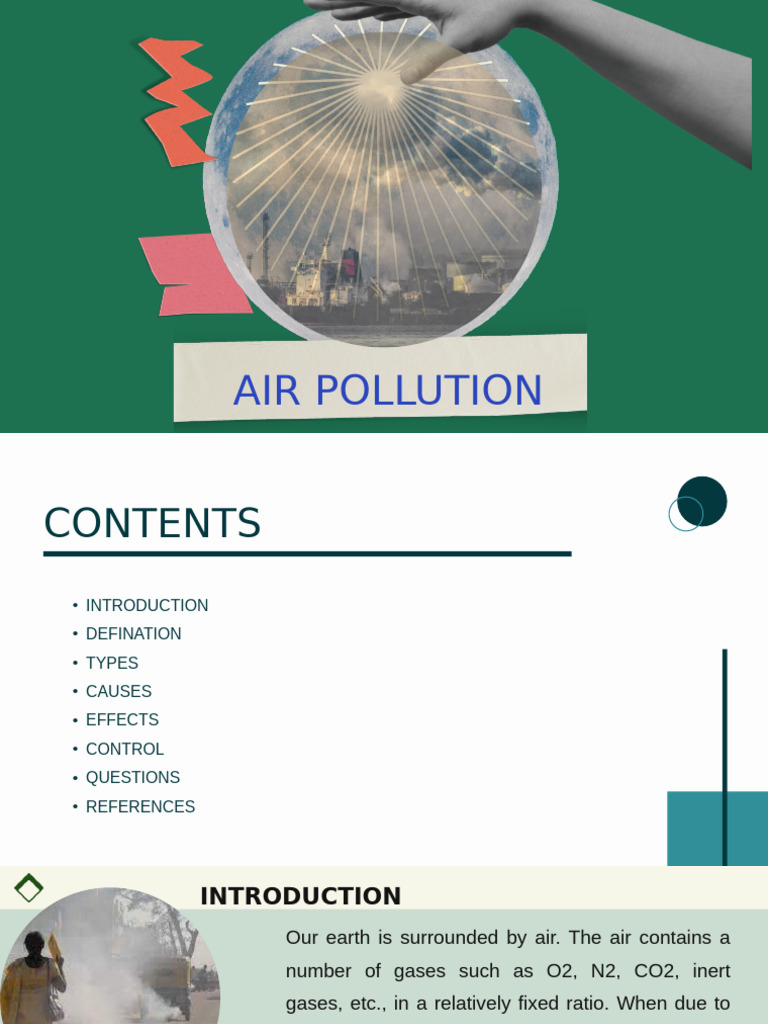 Air Pollution | PDF | Air Pollution | Atmosphere Of Earth