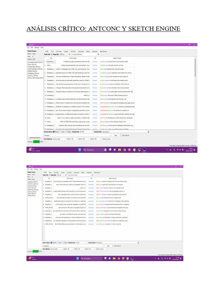Antconc Sketchengine CGT | PDF
