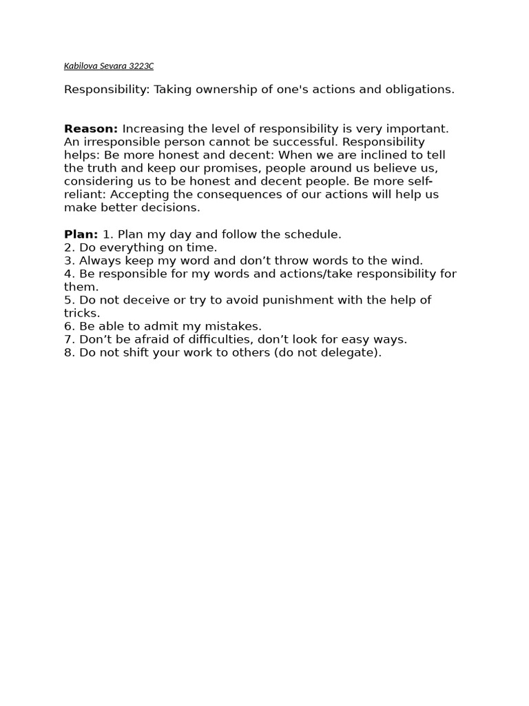 Character Education | PDF