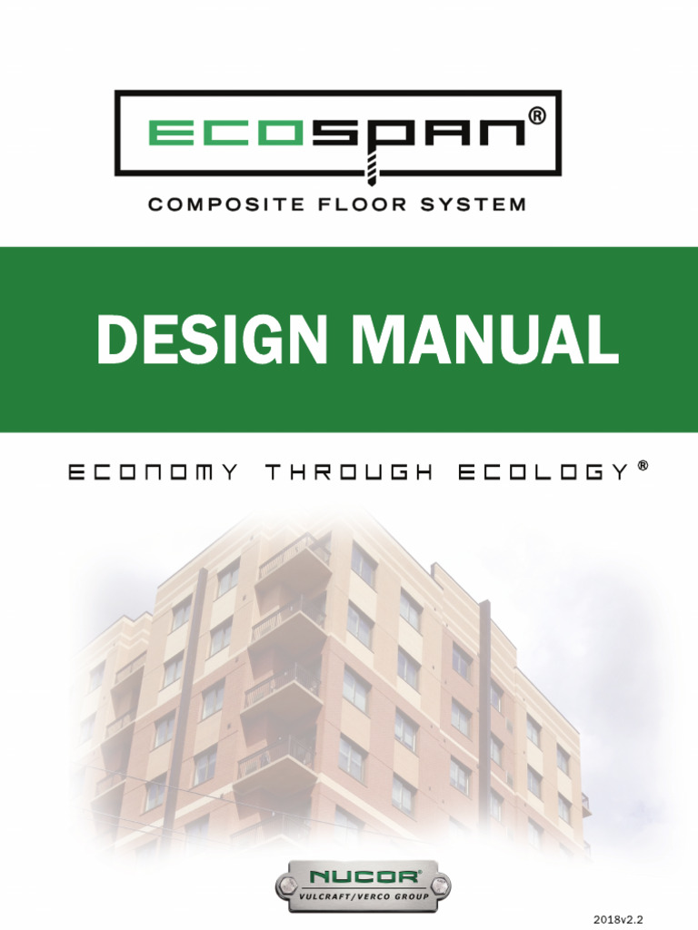 Ecospan Design Manual V2-2 | PDF | Truss | Concrete
