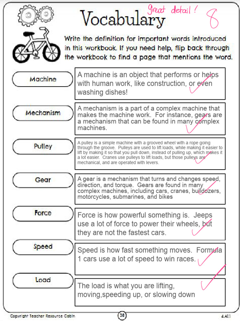 Edited - Machines & Mechanisms - Unit Test | PDF