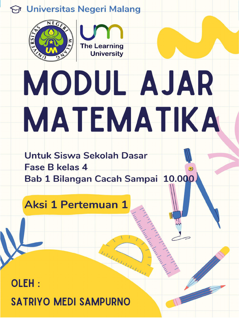 Modul Ajar Kelas 4 Materi Menentukan Nilai Tempat Dan Membandingkan Bilangan Cacah | PDF