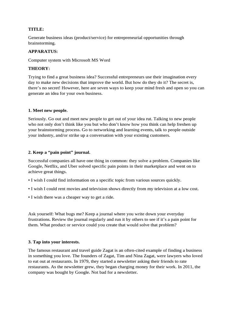 Practical Number 3 | PDF | Entrepreneurship | Social Entrepreneurship