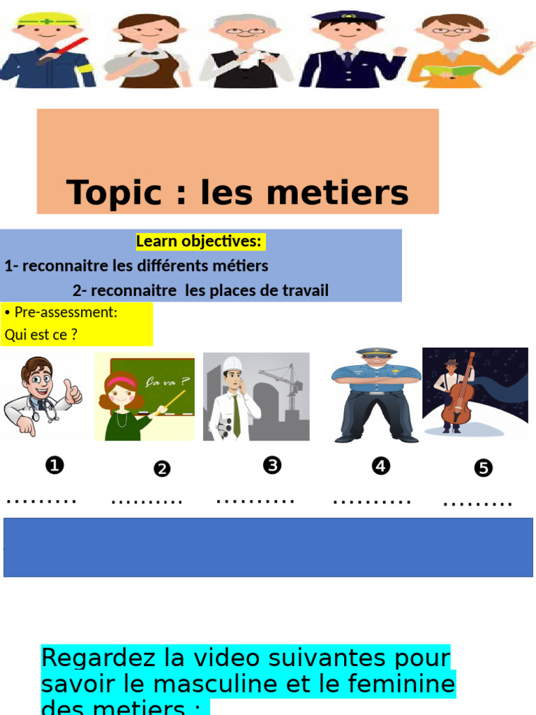 les metiers | PDF | Coiffeur