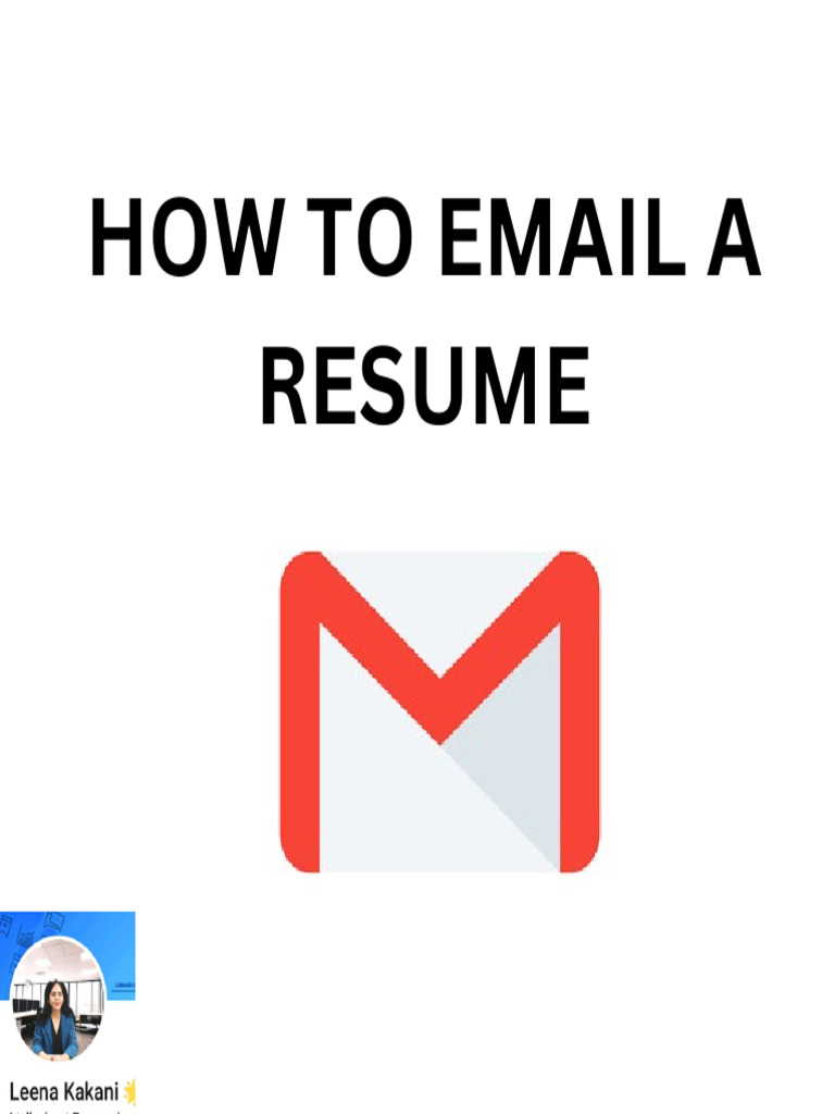 Emailing Your Resume: Best Practices | PDF