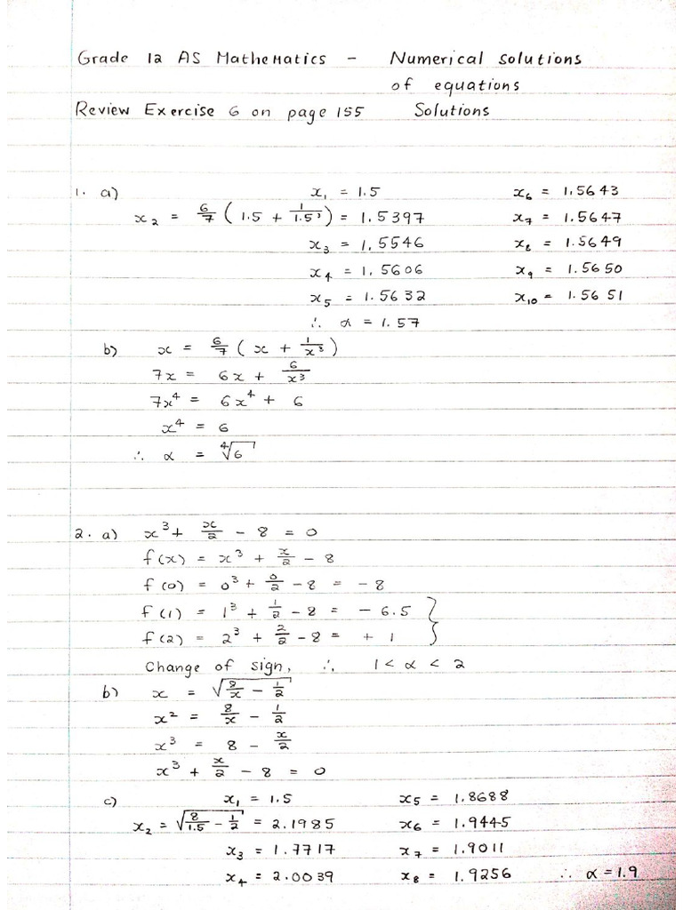 Review Exercise 6 On Page 155 Pdf