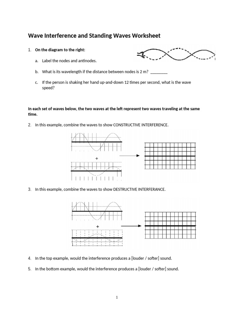 Wave Interference and Standing Waves | PDF | Waves | Frequency