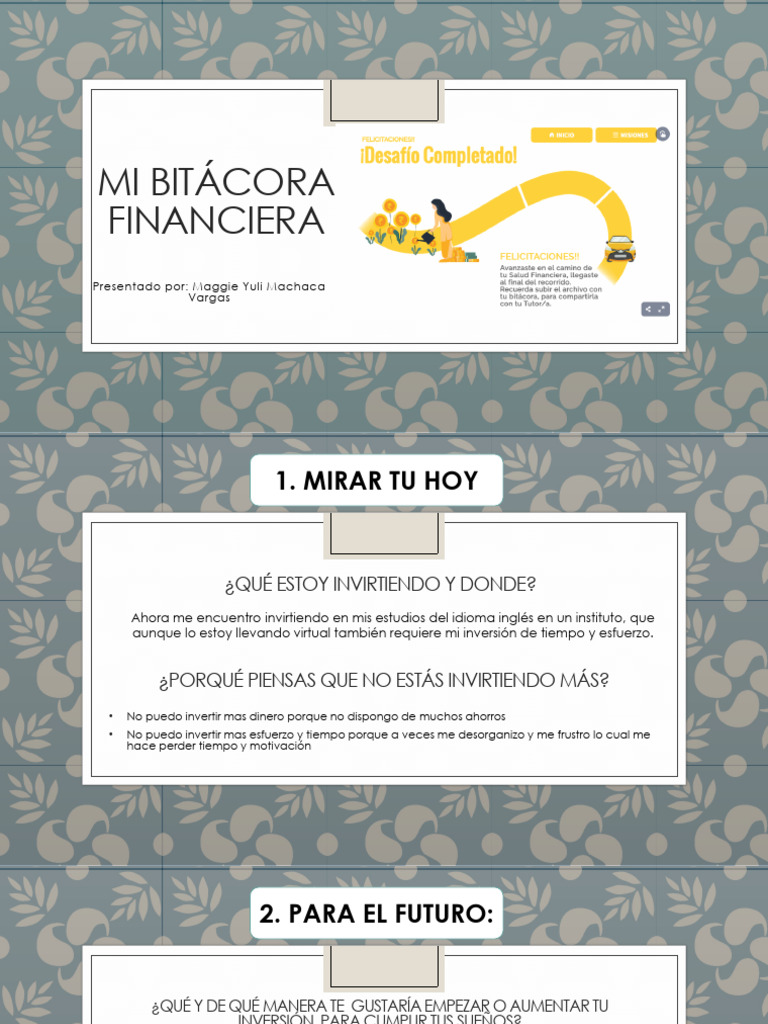 Mi Bitacora Invertir | PDF