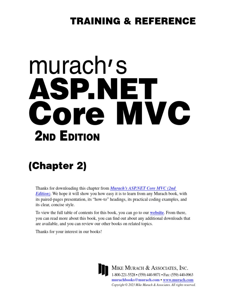 MVC2 CH 02 | PDF | Internet Information Services | C Sharp (Programming Language)