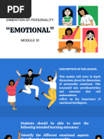 Name It to Tame It: Emotional Insight | PDF