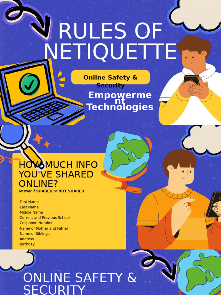 Online Safety and Netiquette Guidelines | PDF | World Wide Web ...