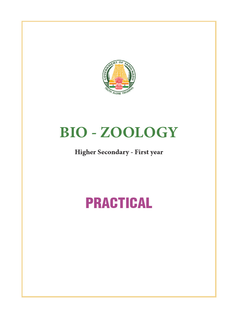 11th Bio Zoology Practical Book English Medium | PDF | White Blood Cell ...