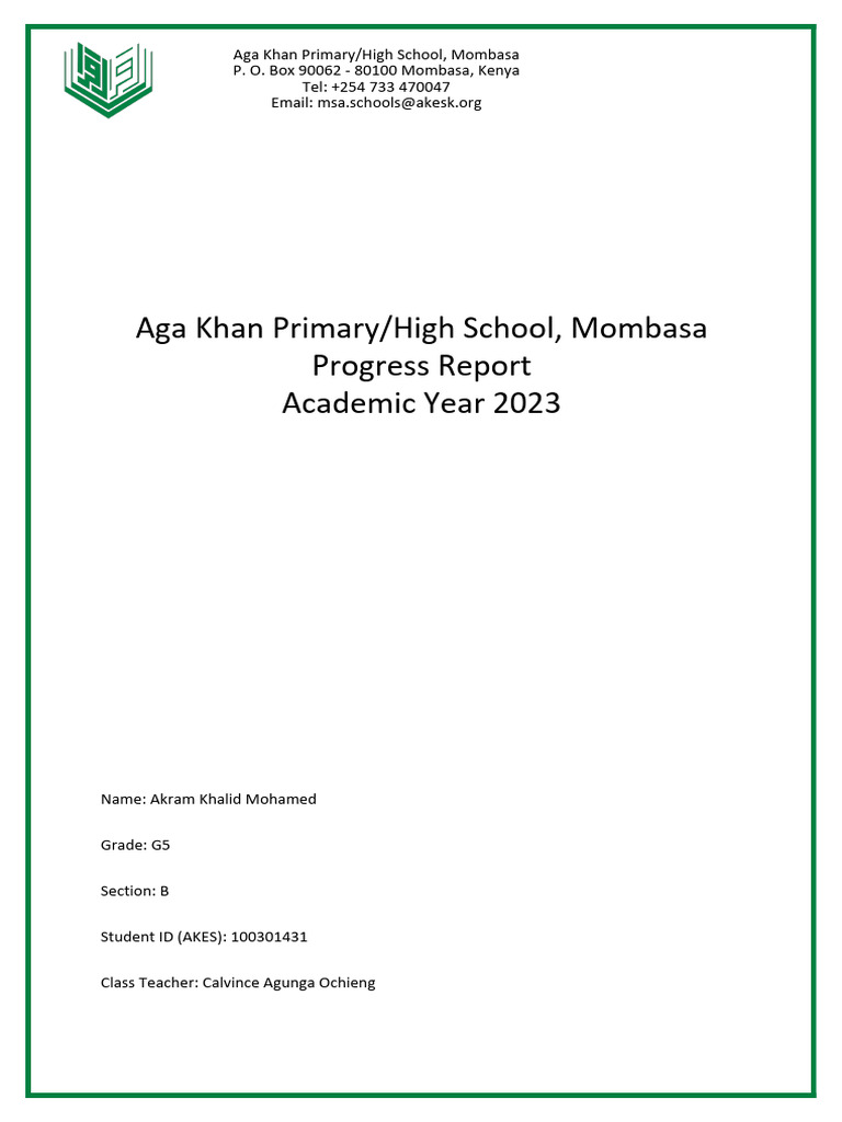 Akram Khalid Report T3 - 241027 - 175357 | PDF | Swahili Language