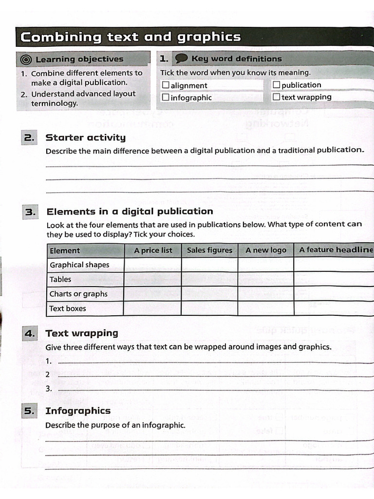Combining Text and Graphics | PDF