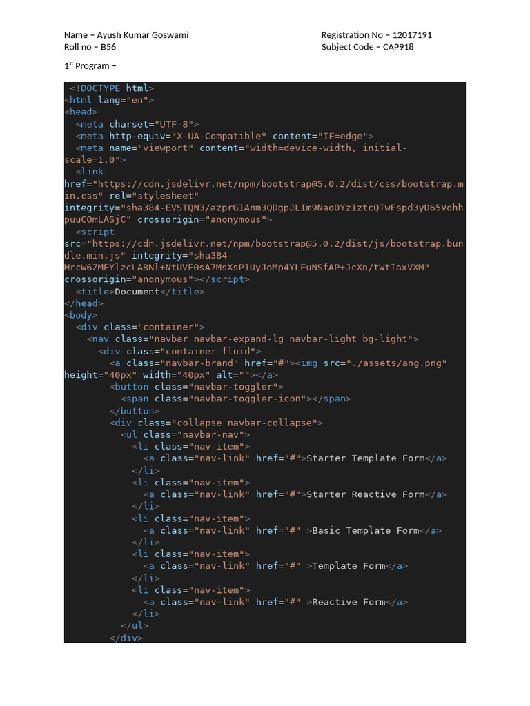 CAP918CA2 | PDF | Information Technology | Software Engineering