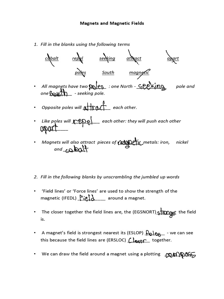 Magnet Basics for Students | PDF