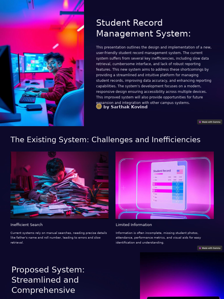 Student Record Management System | PDF | World Wide Web | Internet & Web