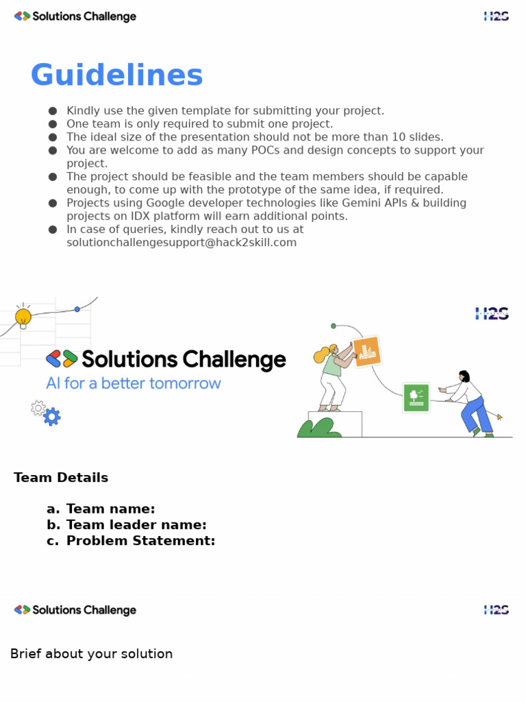 Project Submission Guidelines for Teams | PDF