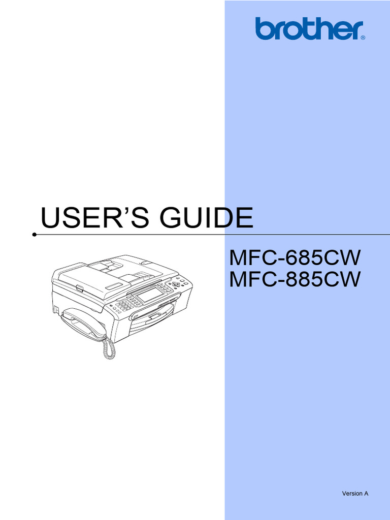 Brother Printer User Guide | PDF | Fax | Image Scanner