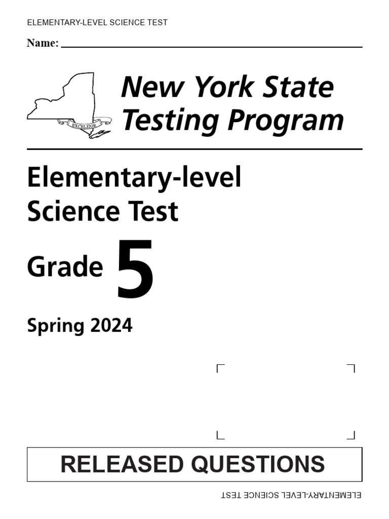 2024 Released Items Science g5 | PDF | Sound | Frequency