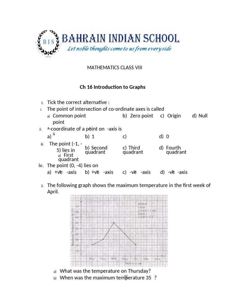 Introduction To Graph 1 | PDF | Speed | Cartesian Coordinate System