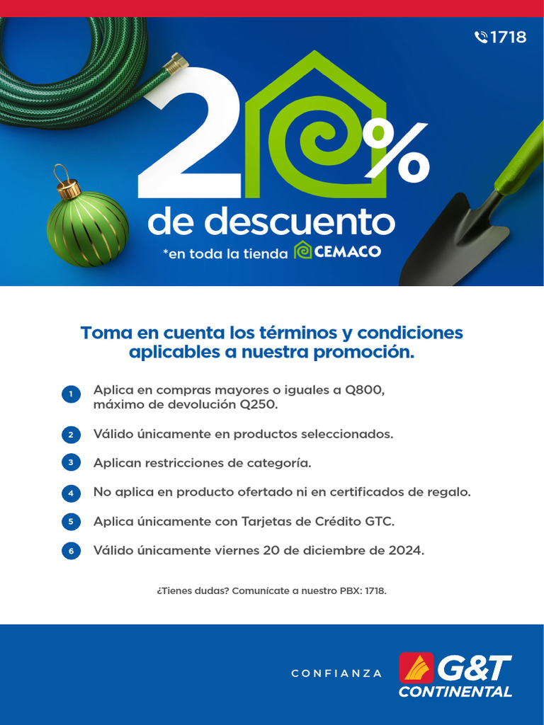 Descuento Cemaco | PDF