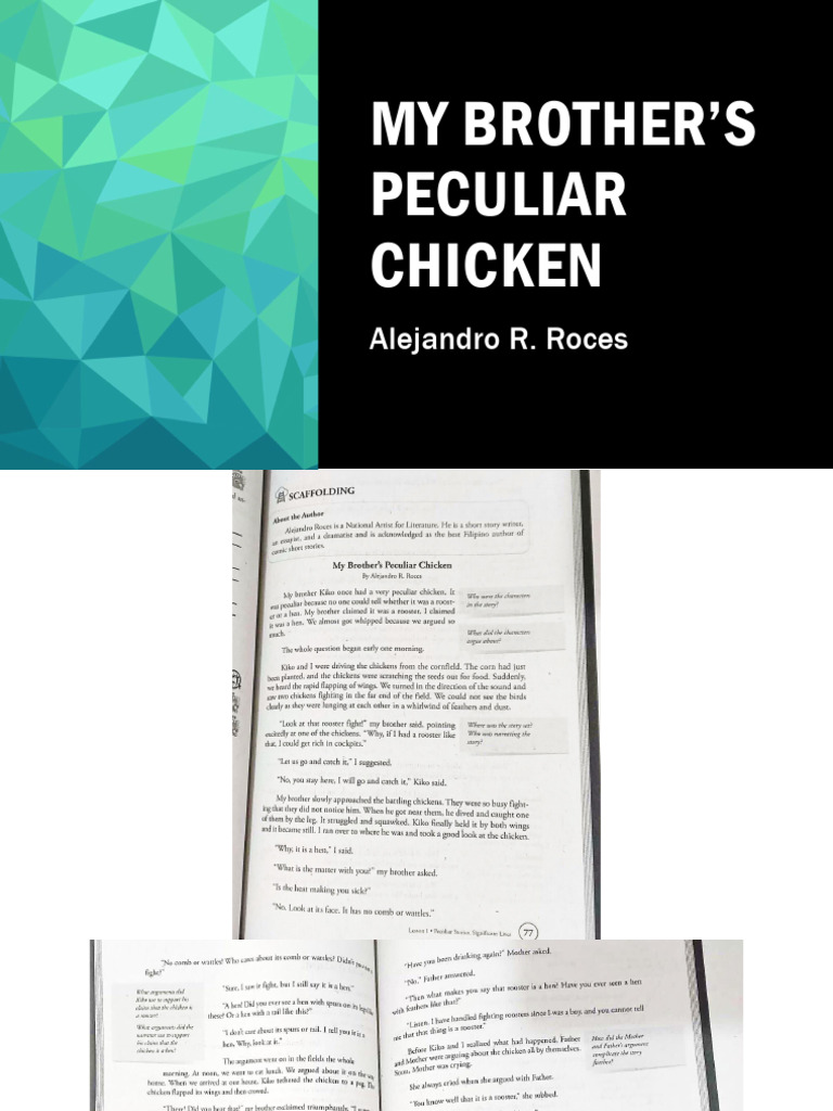 ENGL 07 - My Brother's Peculiar Chicken | PDF