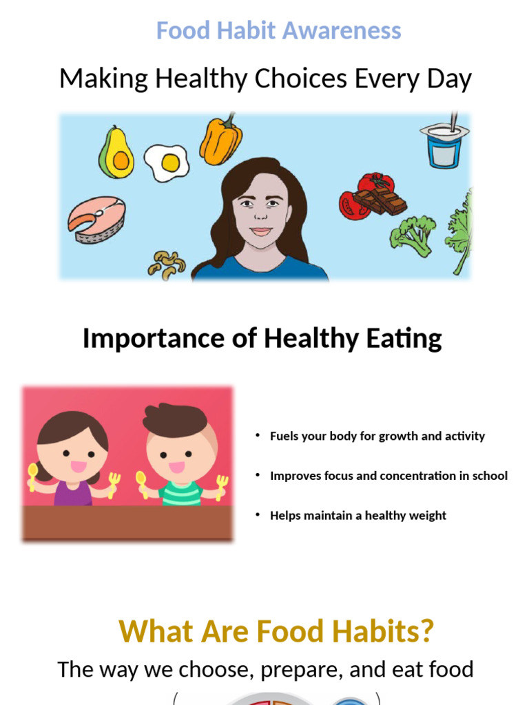Food Habit Awareness | PDF