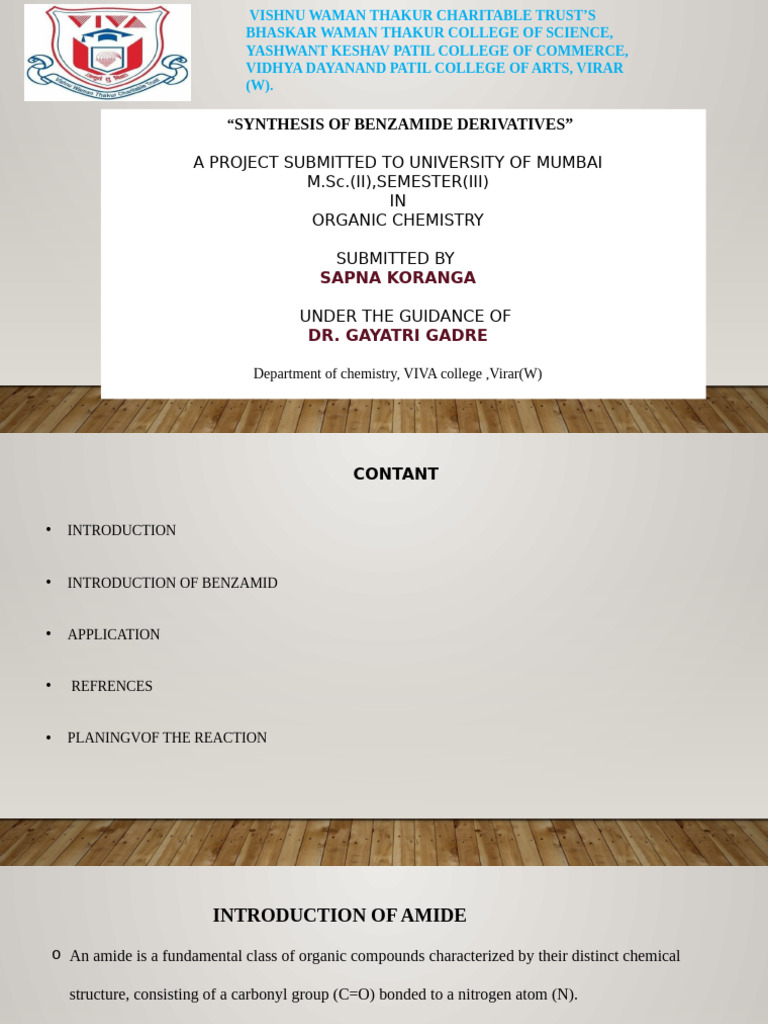 Sapna Koranga PPT 2024-2025 | PDF | Amide | Functional Group