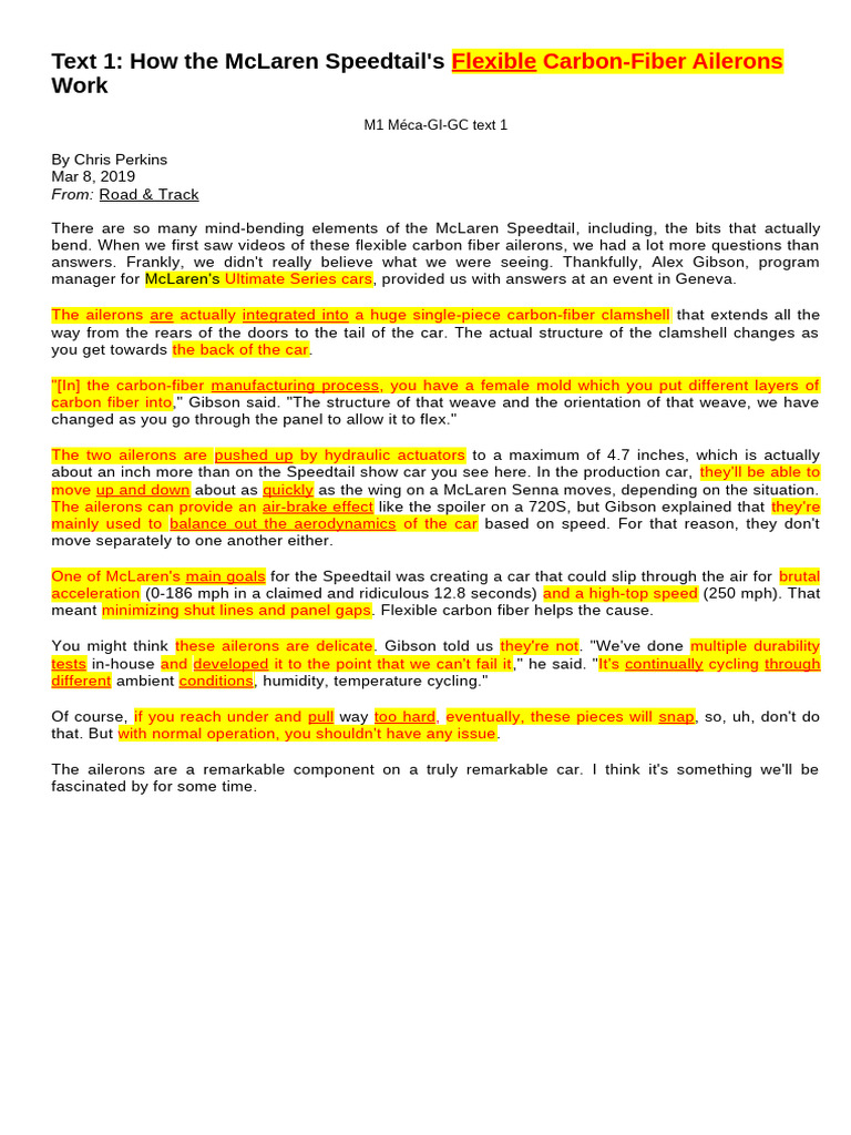 L3 text 1 - ORGANIGRAM + SUMMARY - Méca-GI-GC 24-25 sent by teacher | PDF