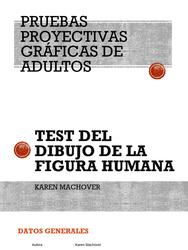 Pruebas Proyectivas Gráficas de Adultos | PDF | Masturbación | Masculinidad