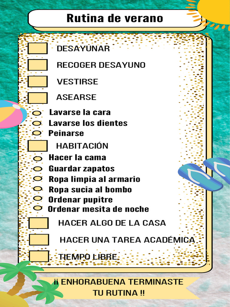 Rutina de Verano | PDF