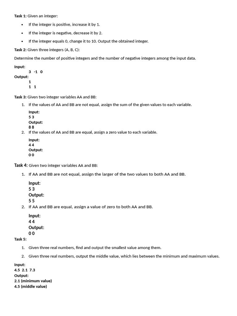 Selection Statements | PDF