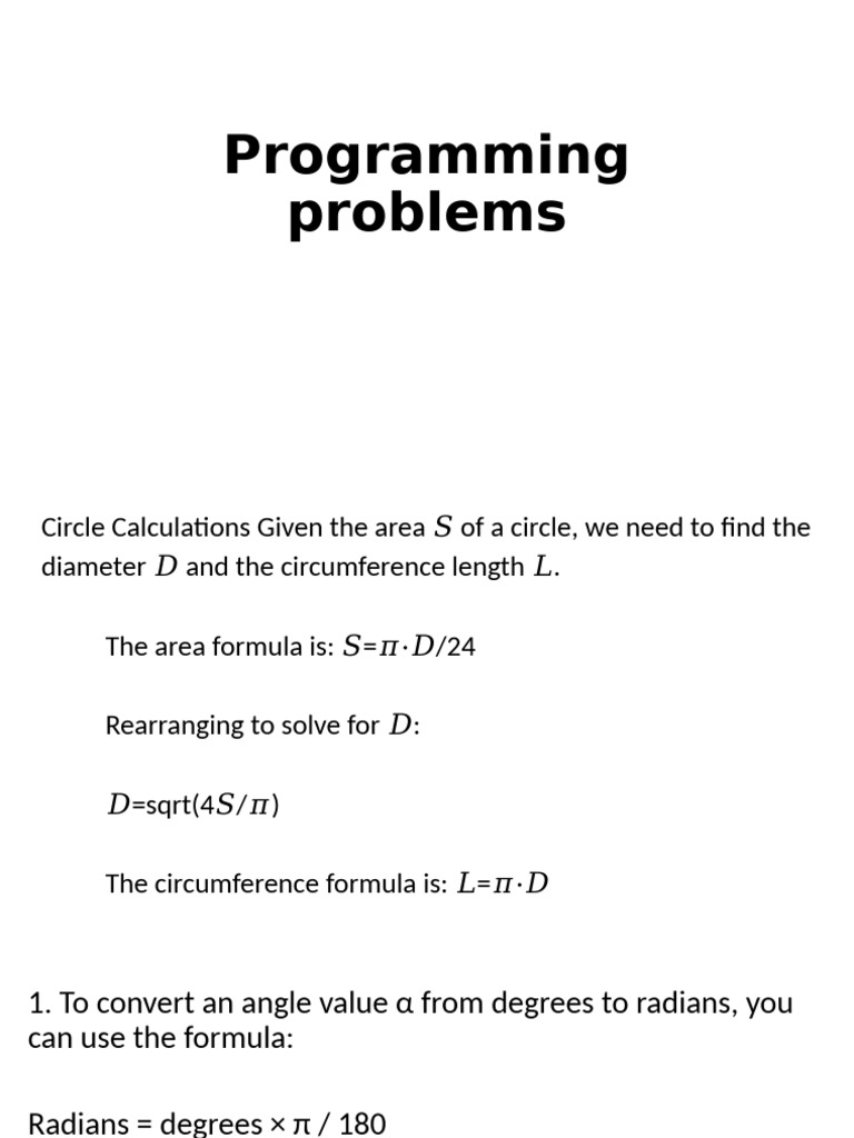 Programming Problems | PDF