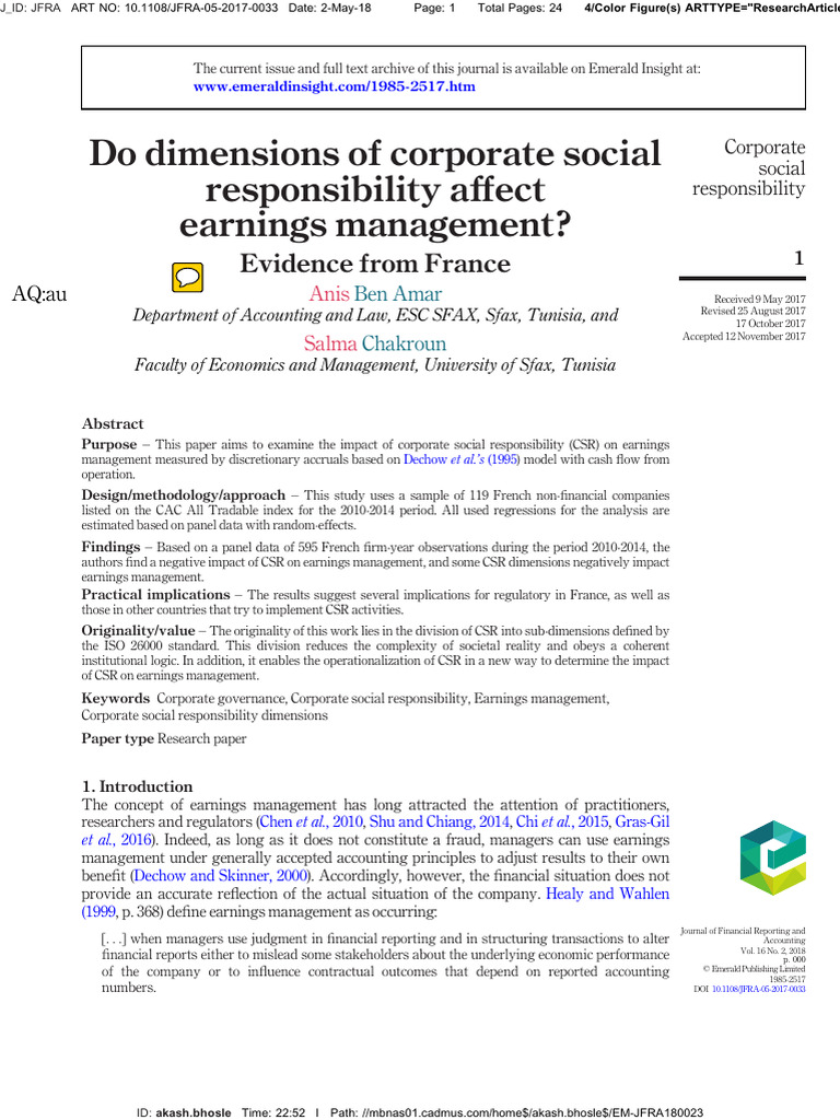 Article4 PDF | PDF | Corporate Social Responsibility | Governance