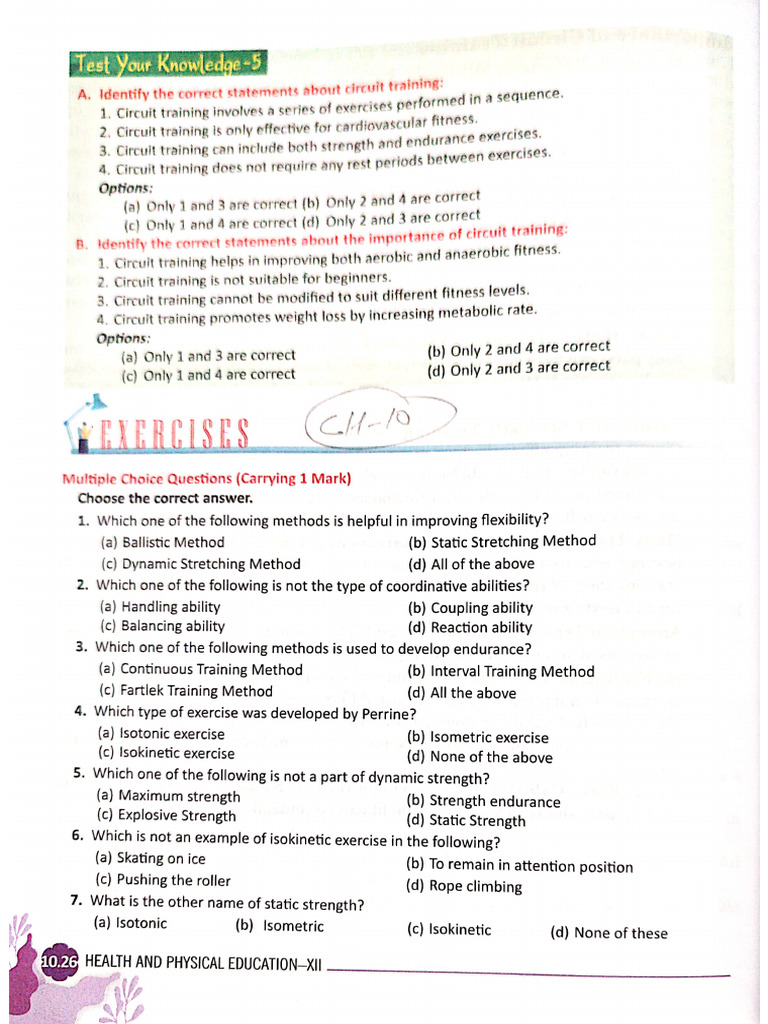 CH-10 Training in Sports | PDF