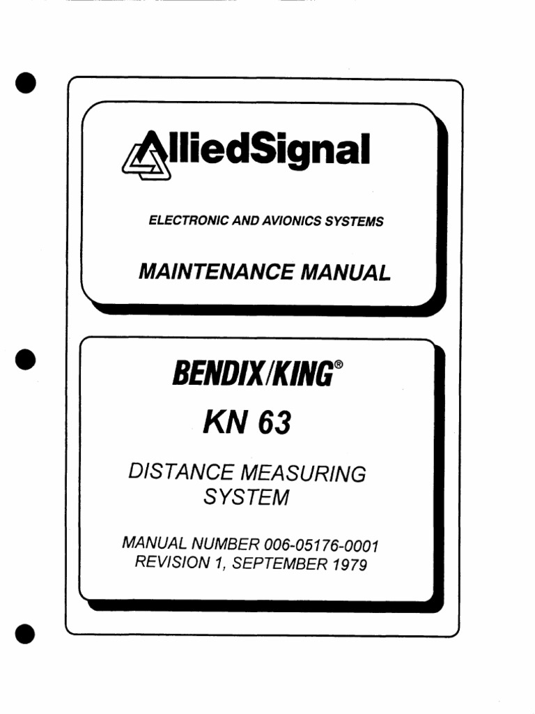 KN-63 DME Install Manual | PDF