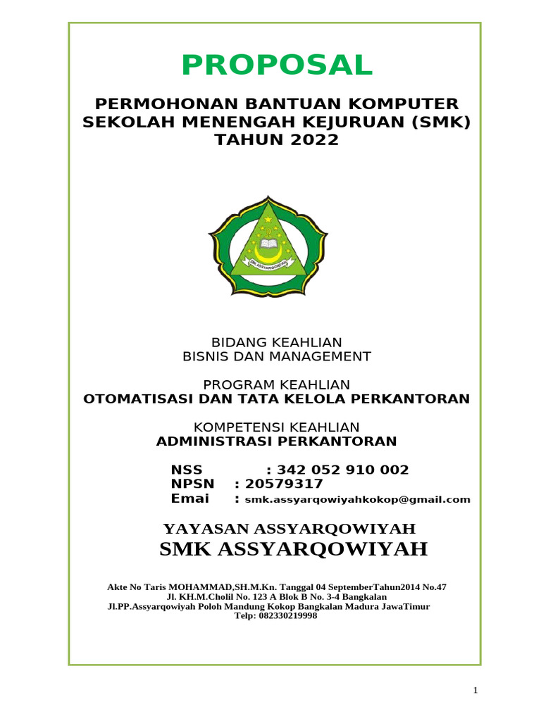 01 Pengantar Proposal Tik | PDF