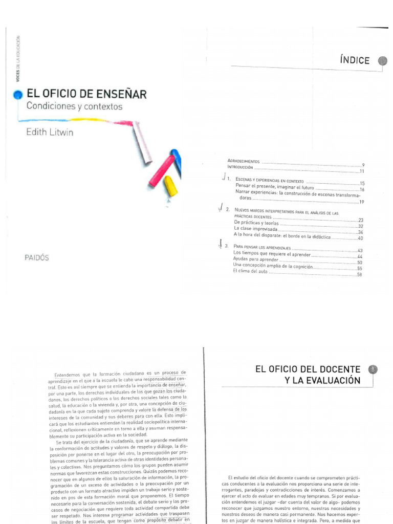 3 Litwin Edith - El Oficio de Ensen Ar 1.docx 1 | PDF
